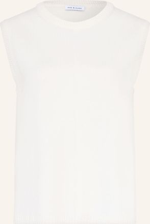 Mrs & Hugs Mrs & Hugs Pullunder Mit Cashmere weiss