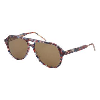 Thom Browne unisex, Accessoires, Multicolore, Taille: 59 MM Lunettes de soleil Aviateur