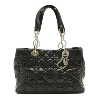 Dior Pre-owned Lady Patent Tote Bag - - Pre-owned - Damen - Schwarzk - ONE SIZE