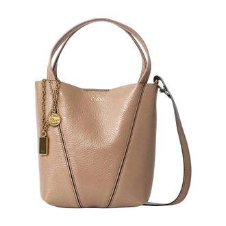 Chlo&eacute; Femme, Sacs, Beige, Taille: ONE Size Petit sac &agrave; main Spin