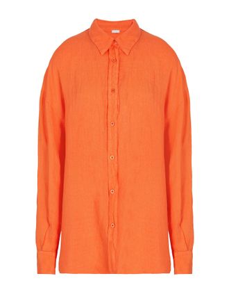 8 by YOOX LINEN ESSENTIAL SHIRT