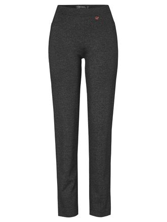 Relaxed By Toni Damen Jerseyhose &raquo;Alice&laquo; in Tweed-Optik 42K Dark Grey | 089