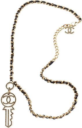 Chanel Halskette - Chanel Crystal Key Necklace - Gr. unisize - in Mehrfarbig - f&uuml;r Damen