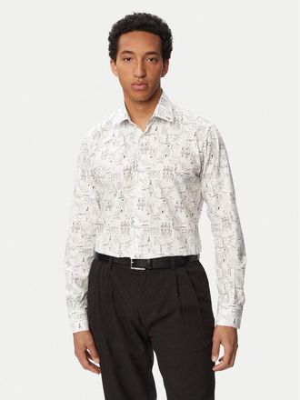 Karl Lagerfeld Hemd 605000 563613 Wei&szlig; Regular Fit