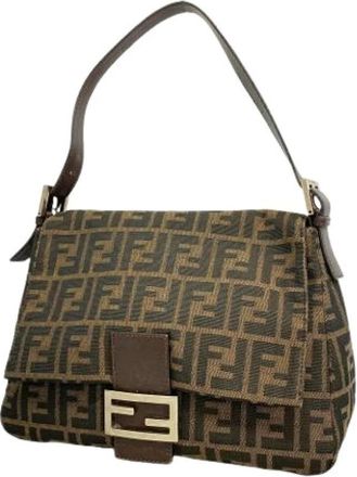 Fendi Sac &agrave; bandouli&egrave;re vintage Pre-owned - Femme - Pre-owned - Brun - Taille: ONE Size