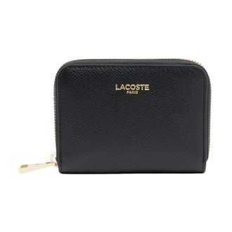 Lacoste Porte-monnaie zipp&eacute; Mini Champs-&Eacute;lys&eacute;es - Femme - Accessoires - Noir - Taille: ONE Size