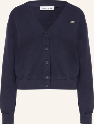 Lacoste Strickjacke blau
