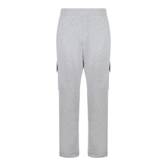 Golden Goose Homme, Pantalons, Gris, Taille: M Pantalon de jogging gris avec détails du logo