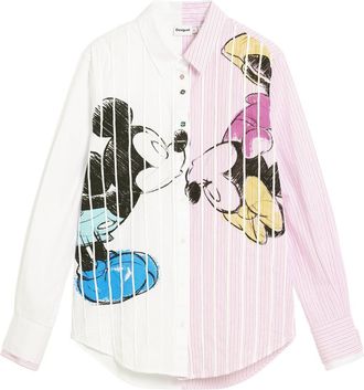 Desigual Bluse Mickey and Minnie Mouse