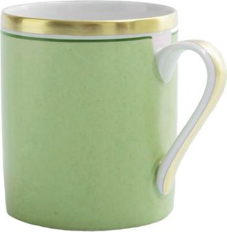 Reichenbach Kaffeebecher mit Henkel - Colour Grün Gold - Porzellan - (ØxH): 7,5 x 8,3 cm