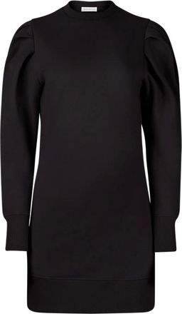 Nina Ricci Femme, Robes, Noir, Taille: 42 FR Robe Pull Avec Manches Fronc&eacute;es