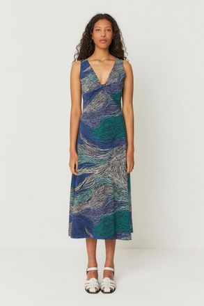 SKFK Damen vegan Kleid Kala Mehrfarbig