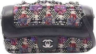 Chanel Sac bandouli&egrave;re matelass&eacute; en cuir dagneau Pre-owned - Femme - Pre-owned - Multicolore - Taille: ONE Size