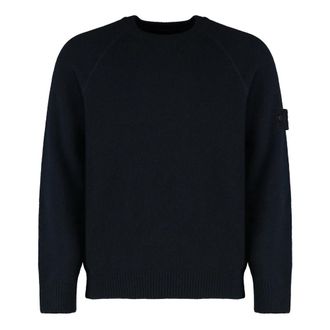 Stone Island Rundhalspullover - - Knitwear - Herren - Blau - 2XL