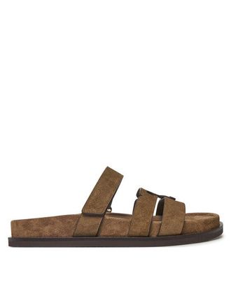 Tory Burch Tory Burch Pantoletten Ines Sport Slide 163481 Braun