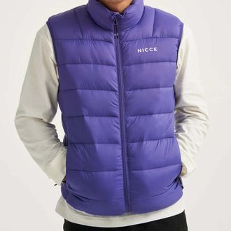 Nicce London Skyline Herren Lila Weste