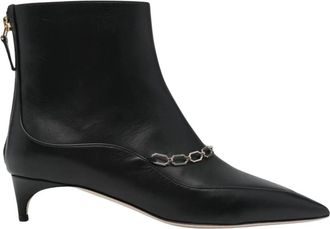 Malone Souliers Femme, Chaussures, Noir, Taille: 40 EU Bottines Noires &agrave; Talon Chaton