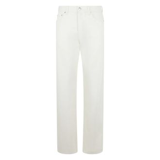 Gucci Baumwollhose mit Clips - - Jeans - Herren - Wei&szlig; - W31