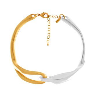 Dansk Copenhagen Anastazia Statement 2-Tone Mega Link Halskette - - Accessories - Damen - Gelb - ONE SIZE