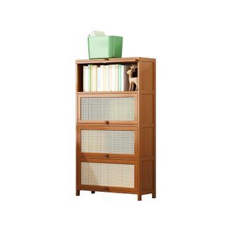 Generic Kaffeebar-Schrank mit gro&szlig;em Fassungsverm&ouml;gen, kombiniertes Sideboard aus Holz, Aufbewahrungsschrank mit Klappt&uuml;ren und Kunststoffgriffen, geeignet fo