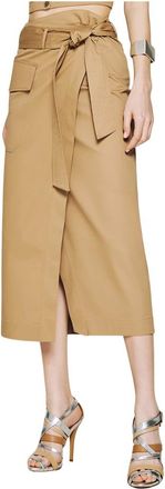 Access Fashion Access Fashion, Femme, Jupes, Beige, Taille: 42 FR Asymmetric Wrap Skirt