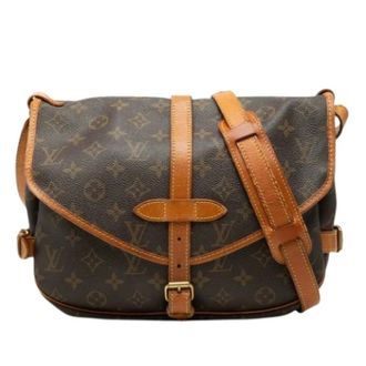 Louis Vuitton Sac bandouli&egrave;re Saumur 25 Pre-owned - Femme - Pre-owned - Brun - Taille: ONE Size