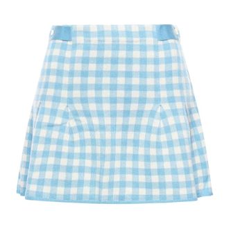 Guest In Residence Pleated Short Skirt - - Skirts - Damen - Blau - M