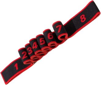 Generico Elastisches Widerstandsband, ergonomisch, mit rutschfestem Griff, Stretchband mit Zugseil f&uuml;r Frauen, Krafttraining, Fitnessstudio, Zuhause, Reisen, P