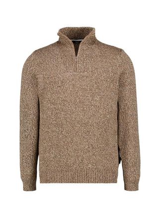Daniel Hechter Herren Pullover braun unifarben