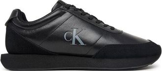 Calvin Klein Sneakers Retro Runner Ess Lth-Sue HW0HW03248 Schwarz