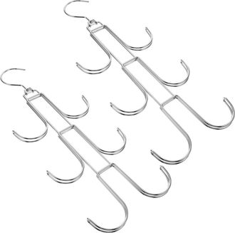 Angoily 2st&uuml;cke Drehbarer Handtaschenhalter F&uuml;r Schrank Mit G&uuml;rtelhalter-Organizer Und Schalhalter H&auml;ngender Handtaschen-Organizer F&uuml;r Schrank Inklusive Krawa