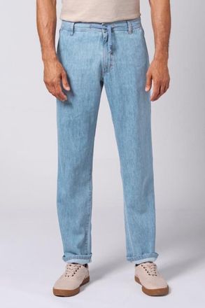 Hempage Hempage Herren vegan Jeans 5 Pocket Straight Leg Aquablau