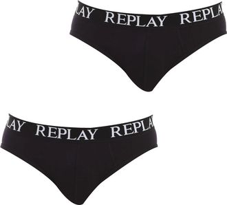 Replay Pack-2 Slip Briefs - - Underwear - Herren - Schwarzk - S