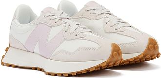 New Balance 327 Wei&szlig;/Pink Turnschuhe