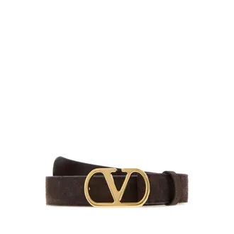 Valentino Garavani Homme, Accessoires, Brun, Taille: 115 CM Ceinture VLogo Signature 30 mm