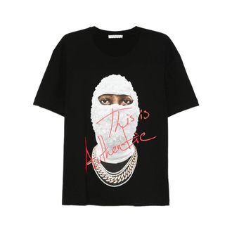 Ih Nom Uh Nit Mask Graphic T-Shirt - - Tops - Herren - Schwarzk - M