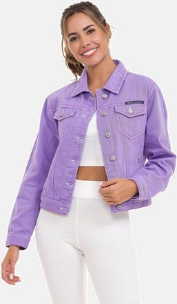 Cipo & Baxx Jeansjacke Jeansjacke Mit praktischen Brusttaschen, WJ212