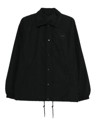 Canada Goose logo-patch jacket - Schwarz