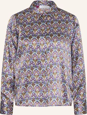 Rich & Royal Hemdbluse Aus Satin blau