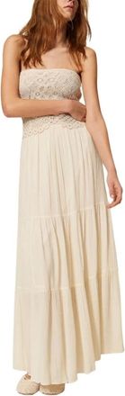 Twinset Femme, Robes, Jaune, Taille: 38 FR U&B Maxi Dress