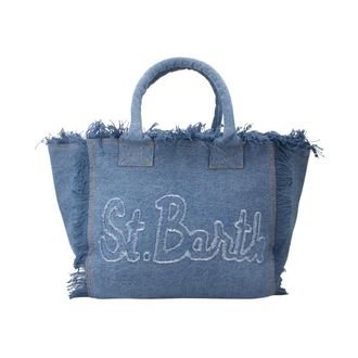 MC2 Saint Barth Femme, Sacs, Bleu, Taille: ONE Size Vanity Shoulder Bag
