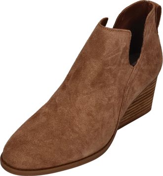 Toms Womens Gwen Ankle Boot, Brown Sugar Suede, 42.5 EU