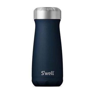Swell Edelstahl Traveler - 40 ml - Azurit - dreilagiger vakuumisolierter Reisebecher hält Kaffee, Tee und Getränke 24 Stunden kalt und 12 Stunden heiß - BPA
