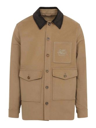 Etro Veste Casual - Beige Fonc&eacute;