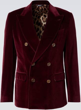 Dolce & Gabbana Blazer Sicilia aus Samt