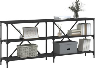 Generic Konsolentisch, Flurtisch mit verstellbaren F&uuml;&szlig;en, Beistelltisch f&uuml;r Wohnzimmer/Eingangsbereich, Sideboard, Eingangstisch, Holzwerkstoff Eisen(Sonoma-E