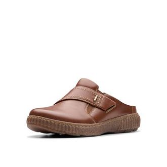 Clarks Femmes Caroline Bay Mule, Cuir Marron Clair, 40 EU