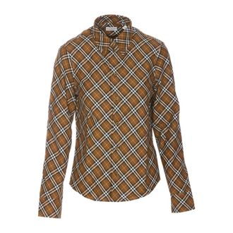 Burberry Baumwollhemd - - Blouses & Shirts - Damen - Braun - XS