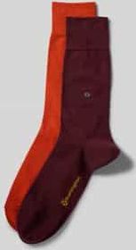 Burlington Socken mit Label-Details im 2er-Pack
