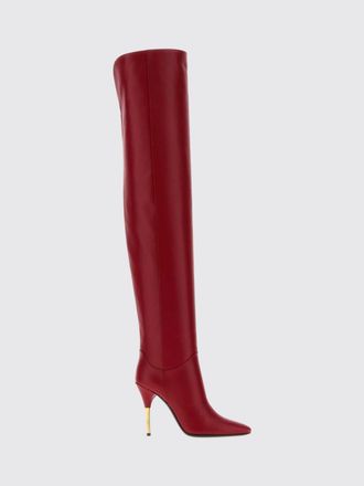 Valentino Garavani Overknee-Stiefel aus Kalbsleder mit Stiletto-Absatz